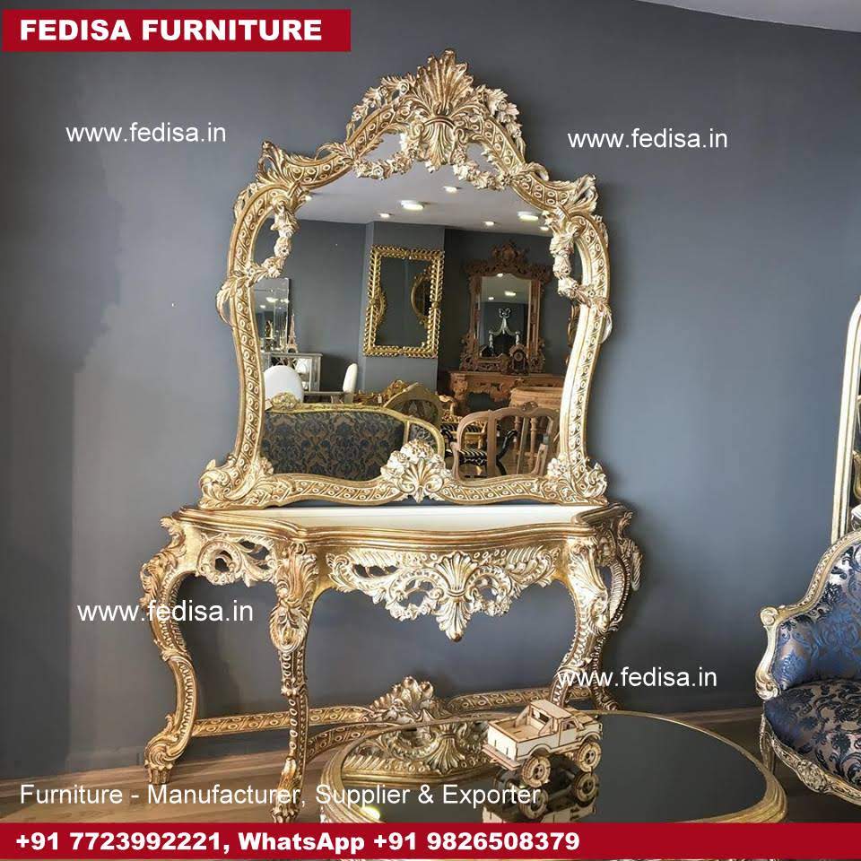 Antique Dressing Table, Double Door Dressing Table Dressing Table Under ...