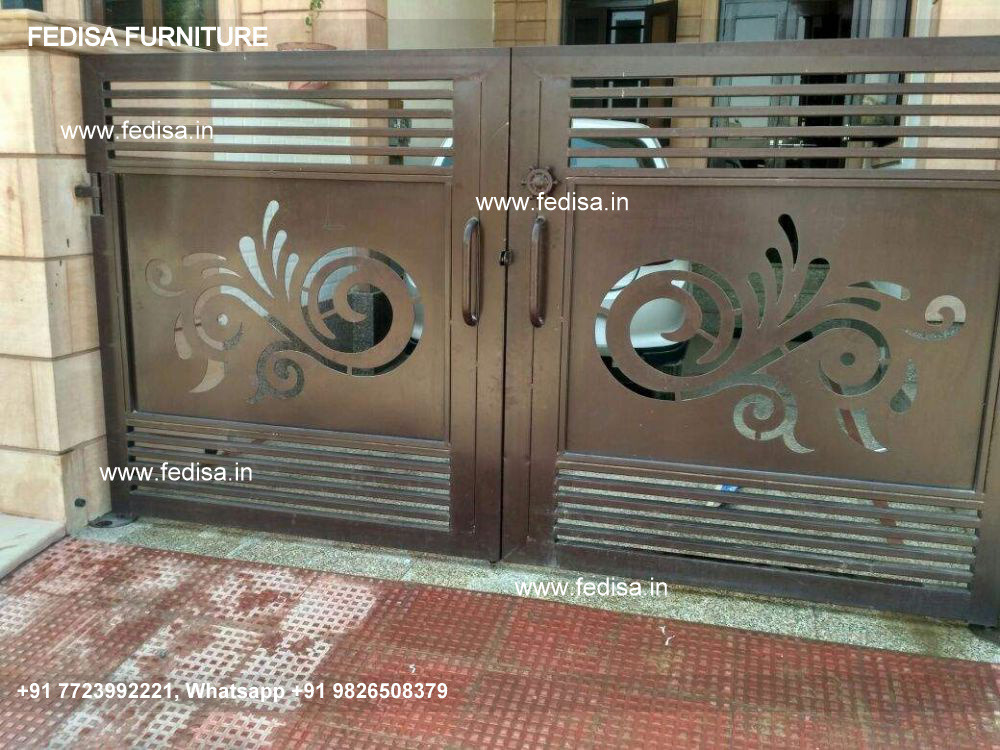 Basic Simple Gate Design Modern Metal And Wood Fence Iron Modern Gate ...