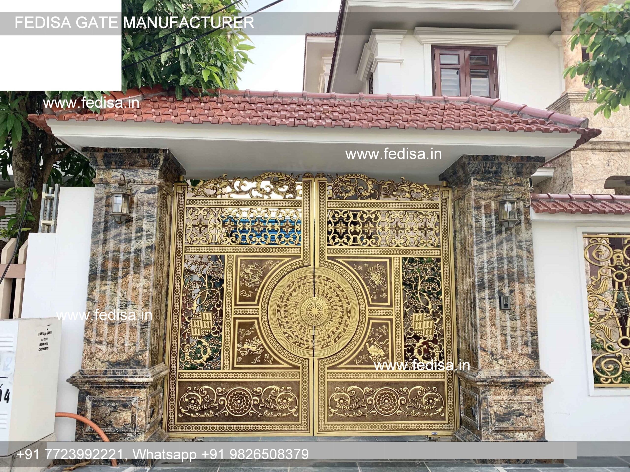 Best Gate Design Sliding Main Gate Design Garden Gate Design Boundary ...