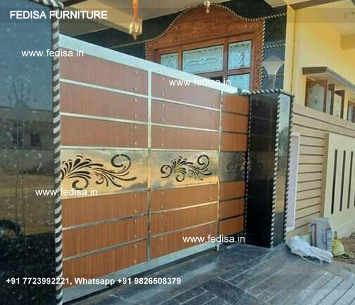 Boundary Gate Design Modern Iron Fence Designs Lohe Ke Men Gate Ke ...