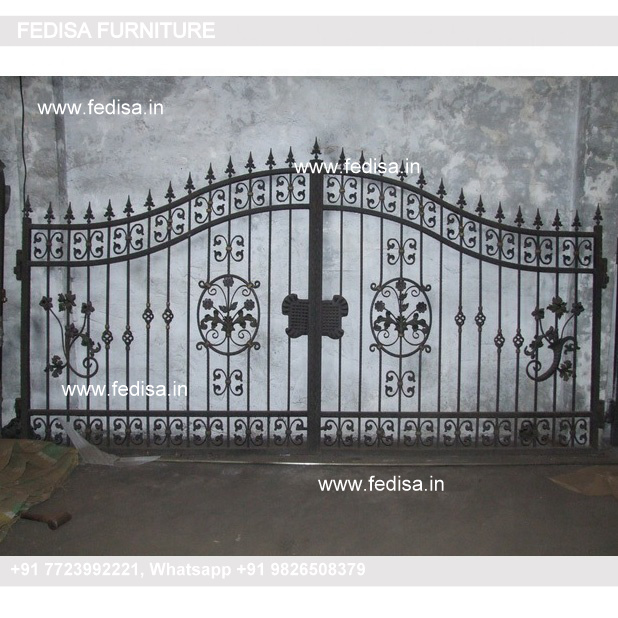 Boundary Gate Design Steel Square Pipe Gate Design Compound Grill Gate ...