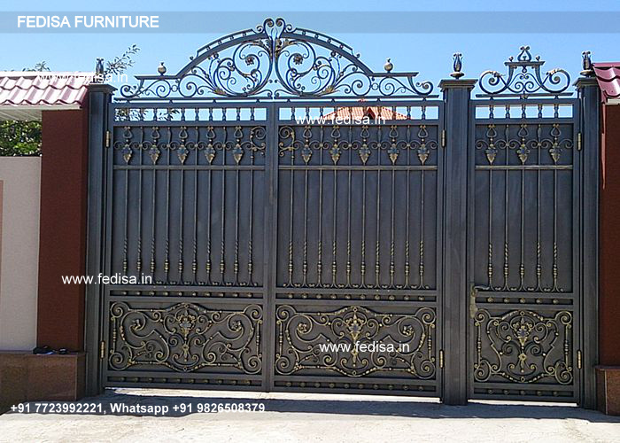 Boundary Grill Design Modern Iron Fence Ss Single Gate Design Plai Gate ...