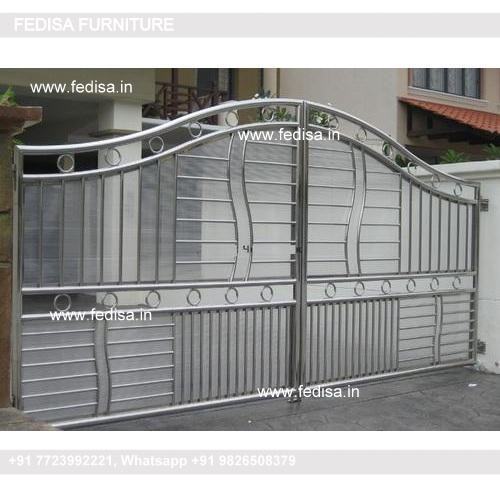 Boundary Wall Design With Grill Temple Front Gate Design Home Front ...