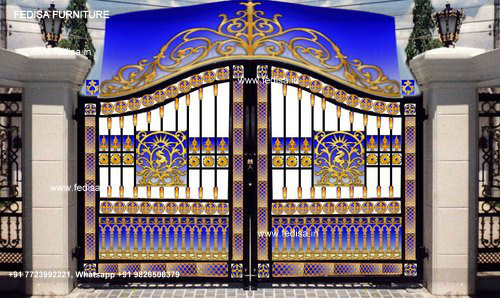 Boundary Wall Main Gate Design Modern House With Gate Lokhand Gate ...