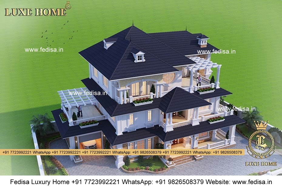 Building Front Design Luxury Pool And Deck Villa 95 Story Floor Plans ...