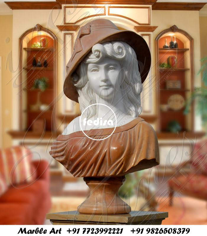 Bust Sculpture Small Marble Bust Plaster Bust Statue