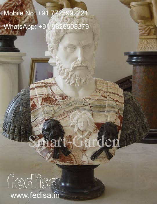 Bust Statue Clay Bust Sculpture Julius Caesar Statues