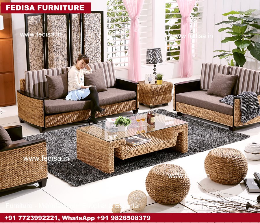 Cane Sofa Set, Cane Bed Couch Cane
