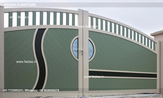 Channel Gate Design Modern Gate Post Design Lohe Ke Gate Pillar Tiles ...