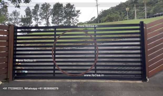 Channel Gate Design Steel Single Door Gate Design Main Gate Single Door ...