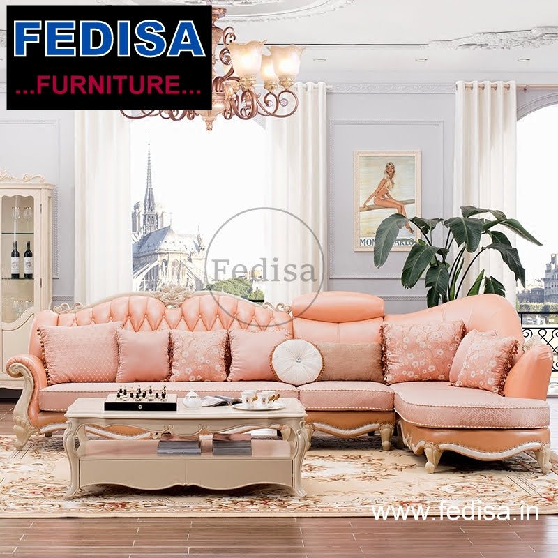 Classical Luxury l shape sofa, l shaped black leather couch amazon sofa ...