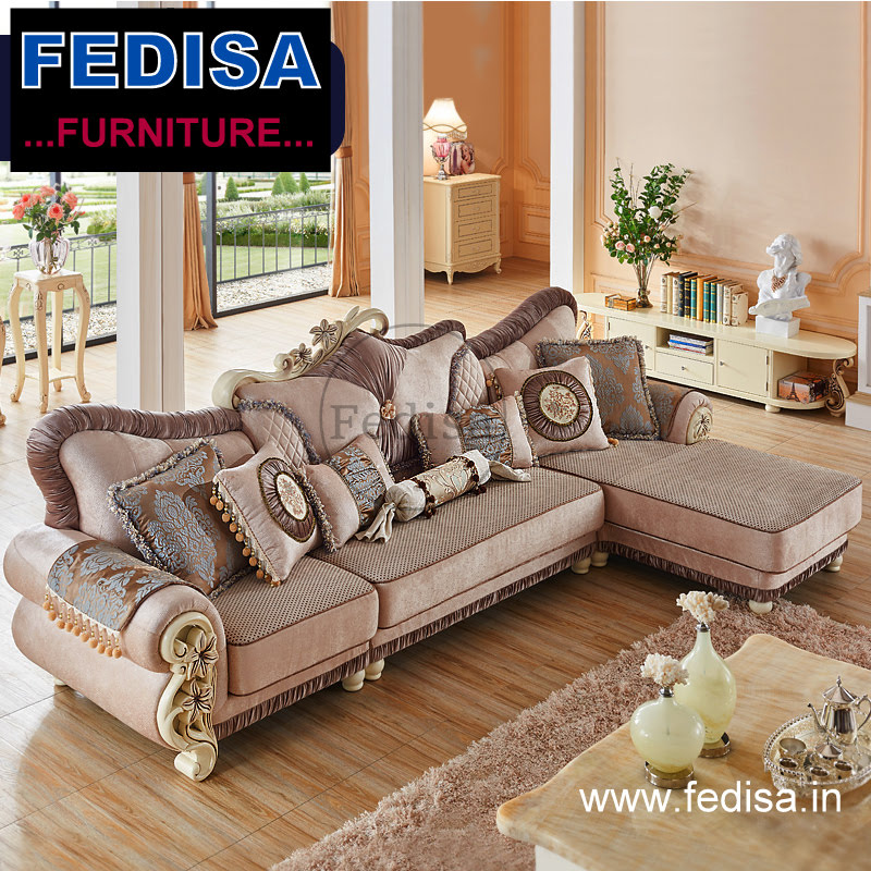 Classical Luxury l shape sofa, l shaped leather sectional with recliner ...