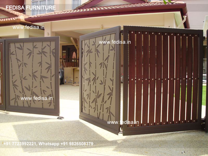 Cnc Gate Design Steel Plate Gate Design Steel Gate Double Palla Steel ...