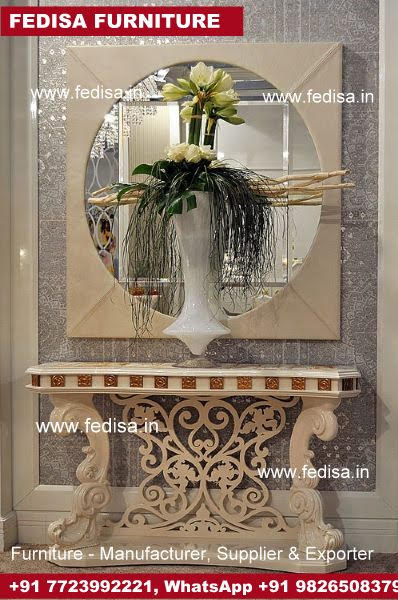 Compact Dressing Table, Glass Top Makeup Table Folding Vanity Table