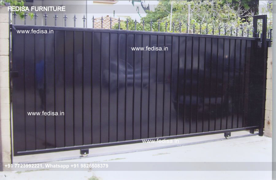 Compound Gate Design Steel Single Door Gate Design Laser Cutting Sheet ...