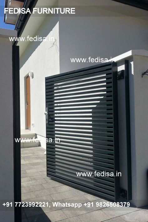 Compound Wall Gate Design Modern Japanese Gate Design Rod Gate Design ...