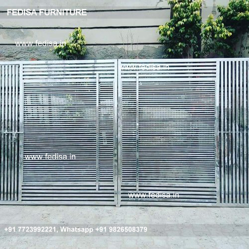 Compound Wall Gate Modern Main Gate Design 2267 Low Budget Gate Design ...