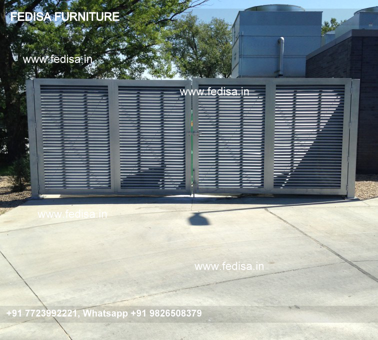 Compound Wall Gate Steel Plate Gate Design Gate Panel Design Steel Ke ...