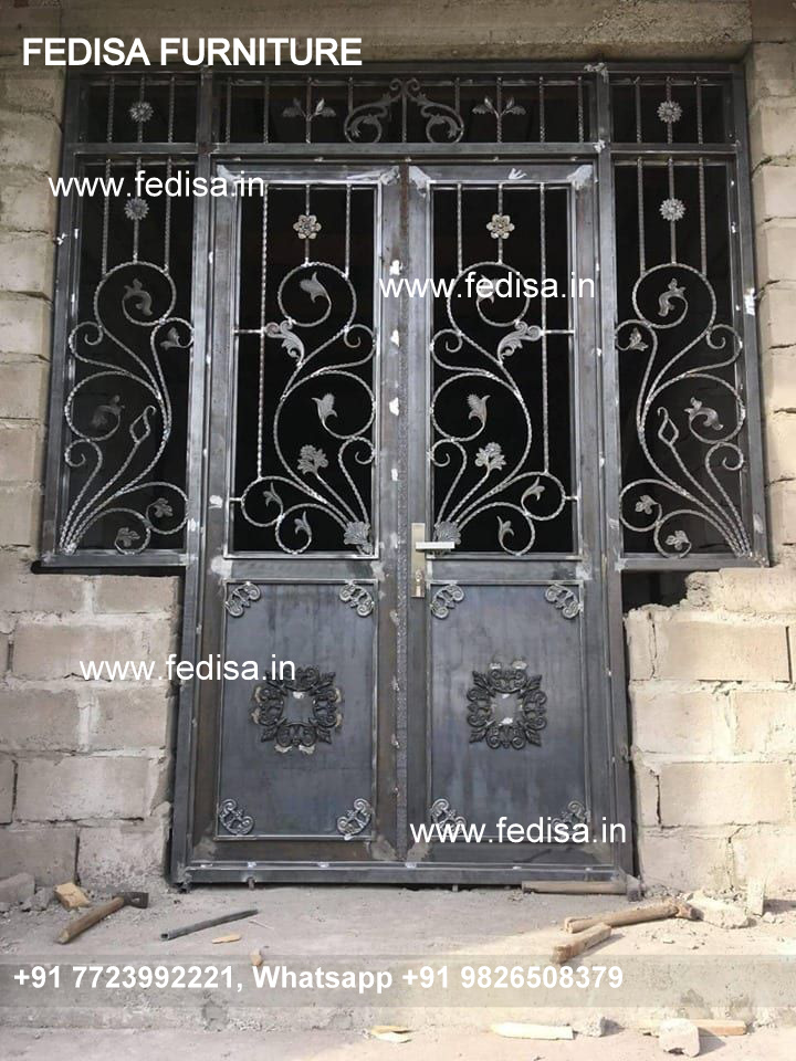 Compound Wall Grill Design Steel Temple Gate Design Steel Grill Gate ...