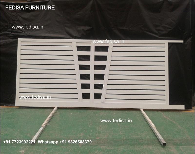 Compound Wall Grill Design Temple Front Gate Design Indoor Iron Gate ...