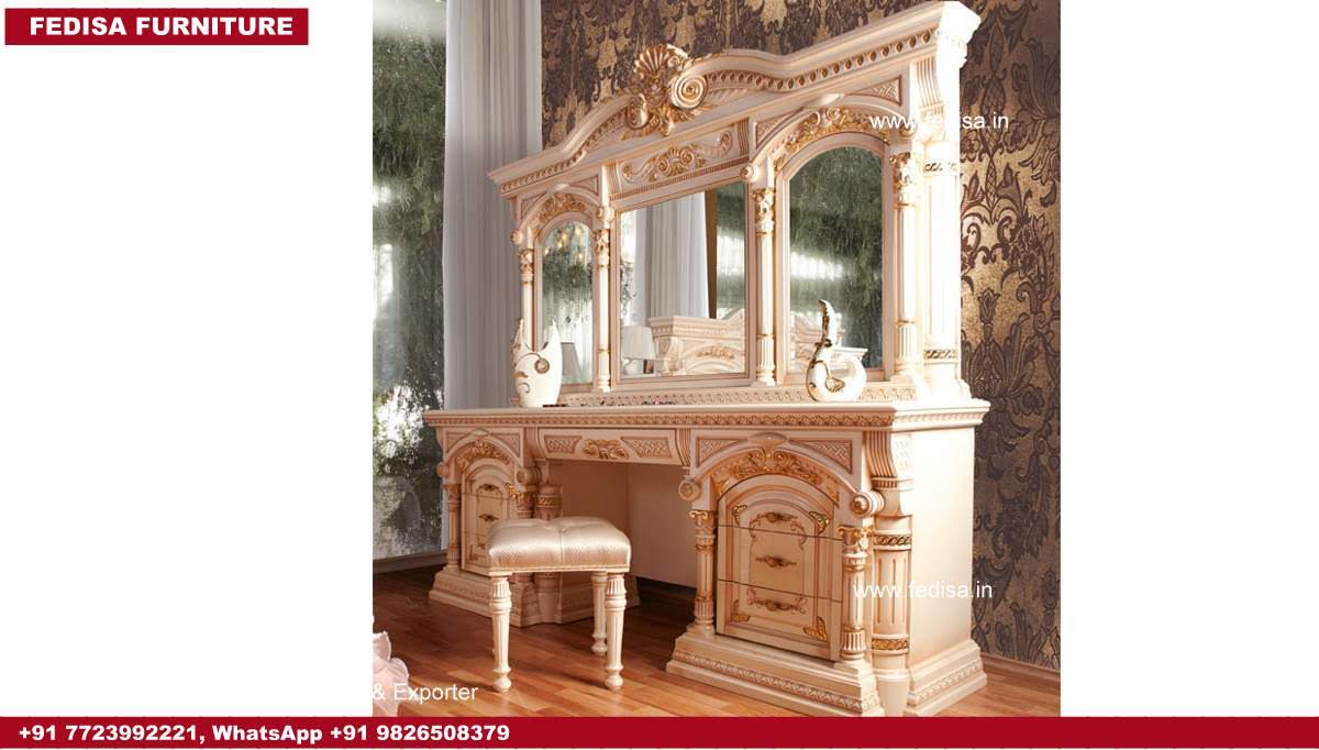 Corner Dressing Table, Ultra Modern Dressing Table Makeup Vanity Dresser