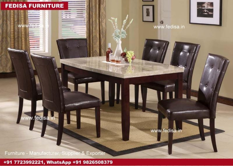 Dining Table Chairs Only 6 Seater Dining Table Design With Glass Top ...