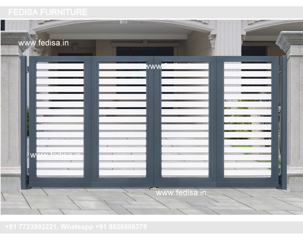 Double Door Grill Gate Design For Main Door Modern House With Gate ...