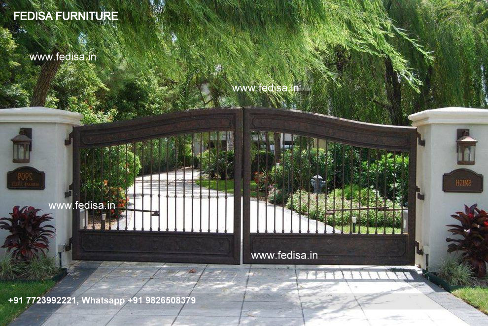 Double Door Grill Gate Design For Main Door Modern Main Gate Design ...