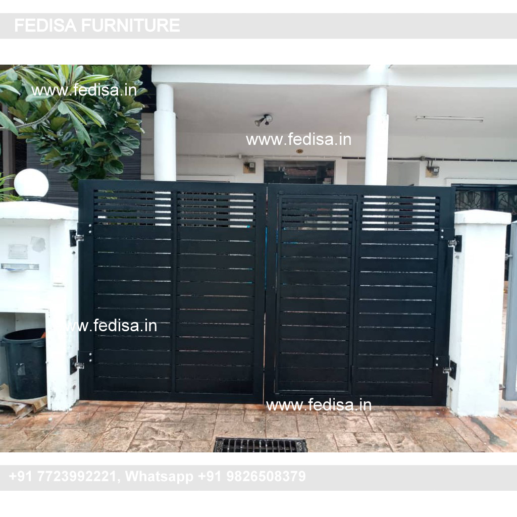 Double Door Grill Gate Design For Main Door Steel Square Pipe Gate ...