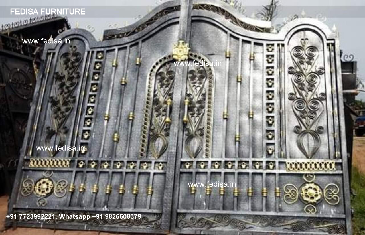 Double Door Iron Gate Design Steel Ss Gate Latest Main Gate Design ...