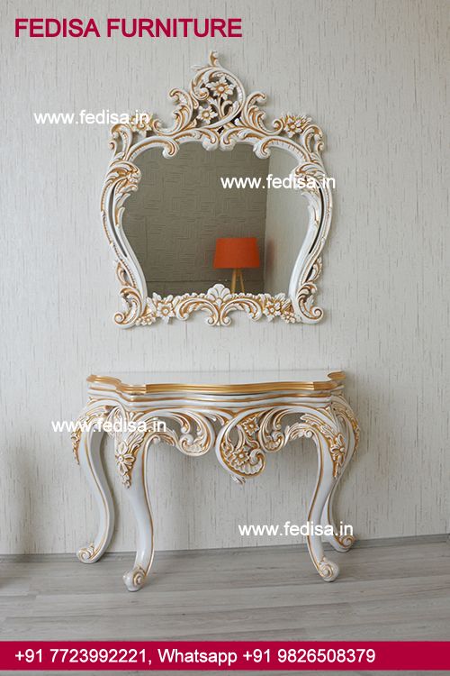 Fabindia Console Table 81 Drawer Mirrored Console Table Arch Console ...