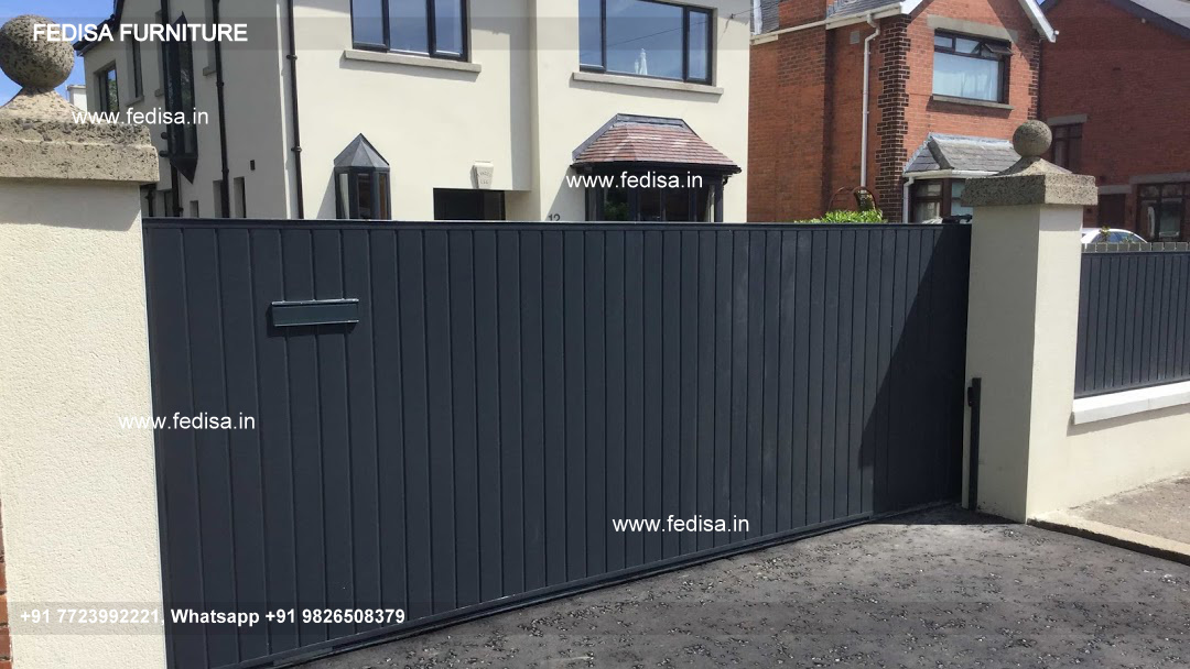 Fancy Gate Design Teak Wood Gate Design Iron Channel Gate Design Steel ...