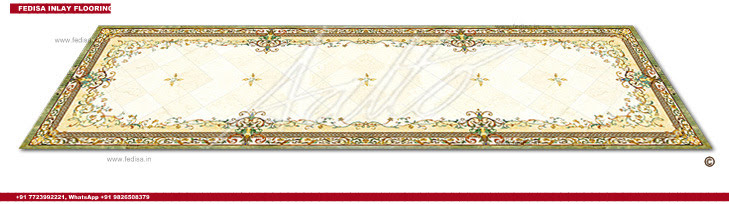Floor Tile Border Ideas Mohawk True Design Border Marble Design In Hall ...