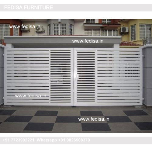 Front Gate Design Iron Modern Iron Fence Home Room Gate Design Plai ...