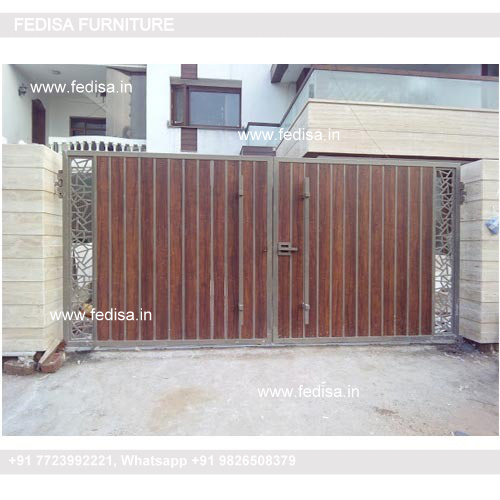Front Gate Design Iron Steel Single Door Gate Design Living Room Gate ...