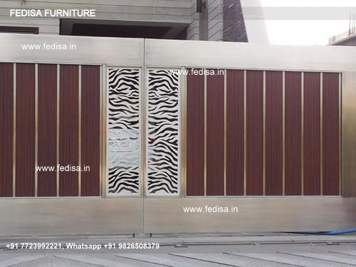 Front Gate Design Iron Steel Single Door Gate Design Strong Gate Design ...