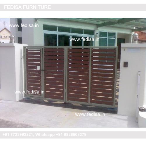 Gate Arch Design Modern Iron Fence Designs House Boundary Wall Main ...