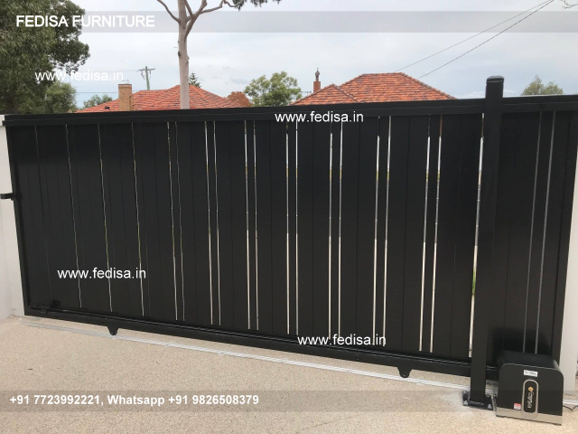 Gate Colour Design Steel Single Door Gate Design Sliding Front Gate ...