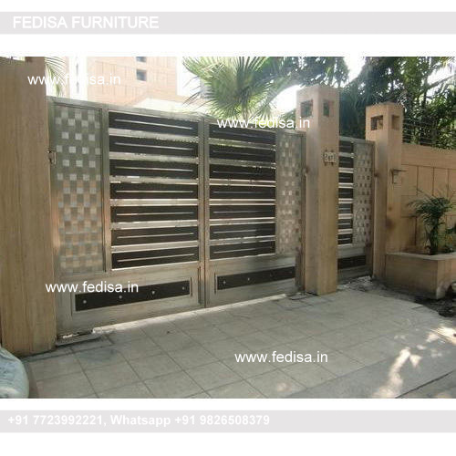 Gate Design Iron Pipe Modern Iron Fence House Gate Arch Design Plai ...