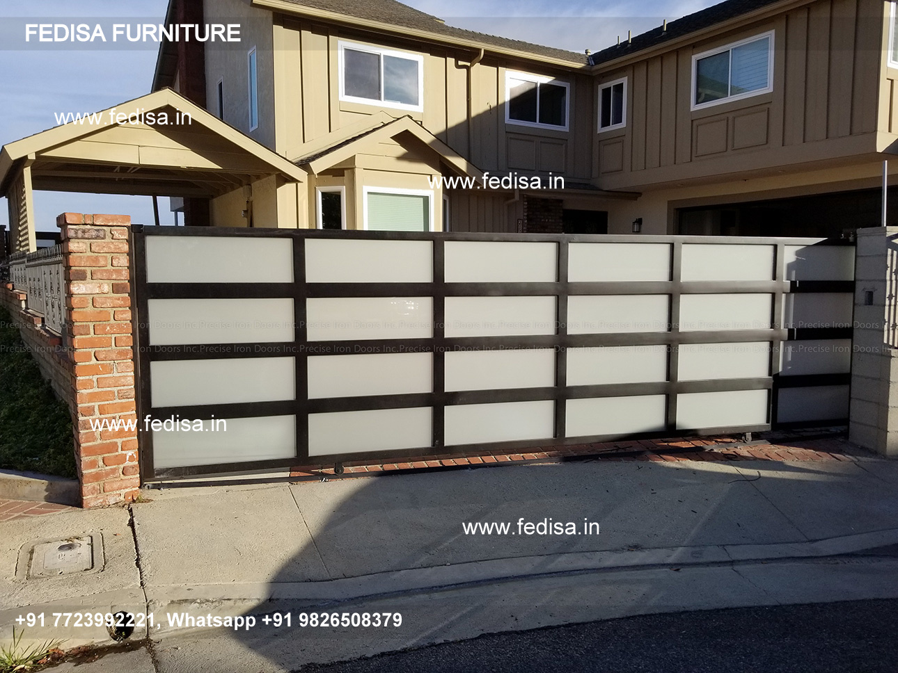 Gate Ka Colour Modern House Main Gate Design Main Gate Steel Door ...