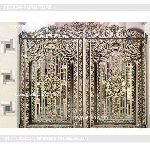 Gate Ka Colour Modern House With Gate Maharaja Steel Gate Pipe Wala ...