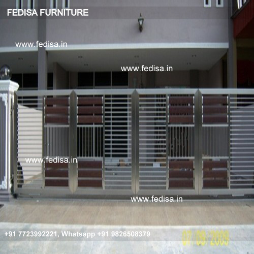 Gate Ka Colour Modern Iron Fence Designs House Gate Design 2224 Pipe ...