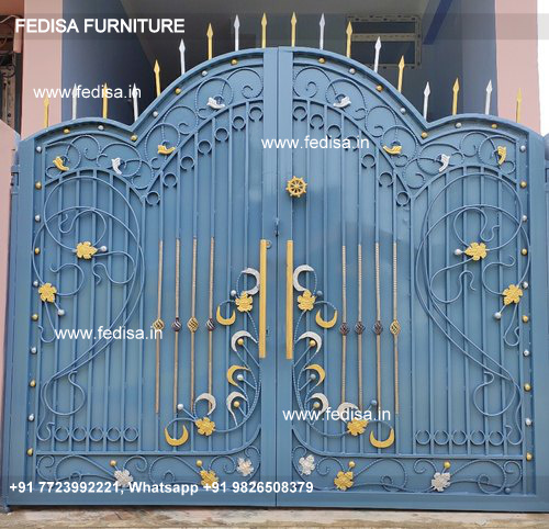 Gate Ka Colour Steel Plate Gate Design Gate Sunmica Design Steel Ke ...