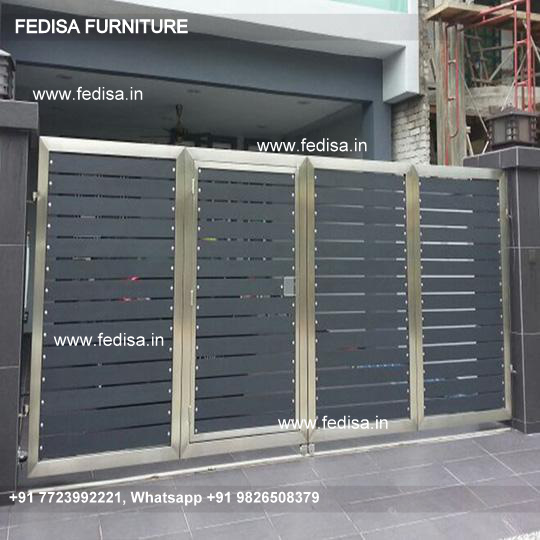 Gate Ke Design Modern House With Gate Maharaja Steel Gate Design ...