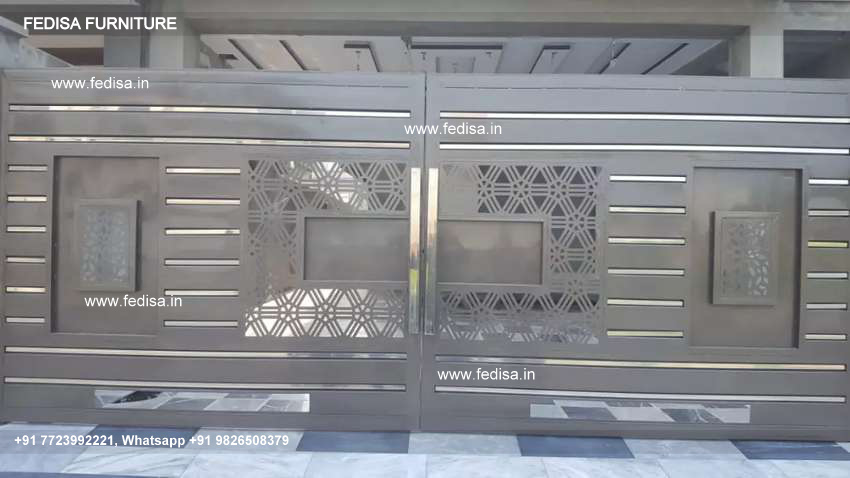 Gate Ke Design Modern Iron Fence Designs Front Gate Colour Design Pipe ...