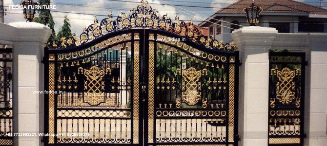 Gate Ki Jhalar Modern House With Gate Custom Gate Designs Pipe Design ...
