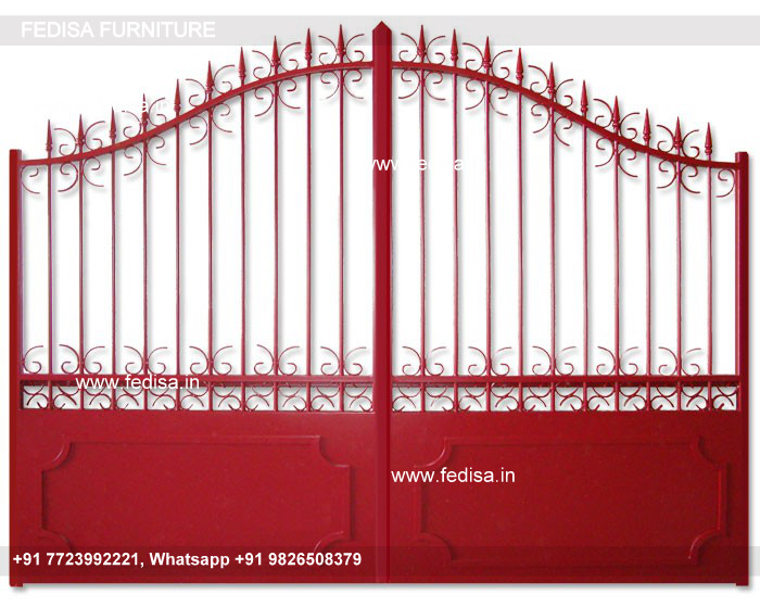 Gate Ki Jhalar Steel Square Pipe Gate Design Double Door Steel Gate ...