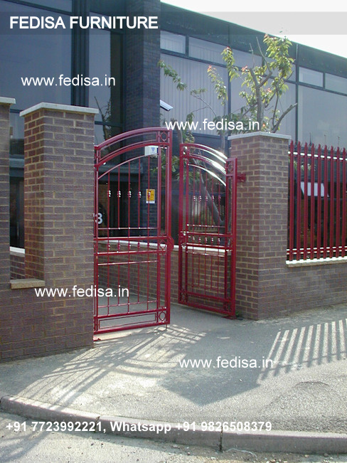 Gate Pillar Design Modern Iron Fence Designs Front Gate Grill Design ...