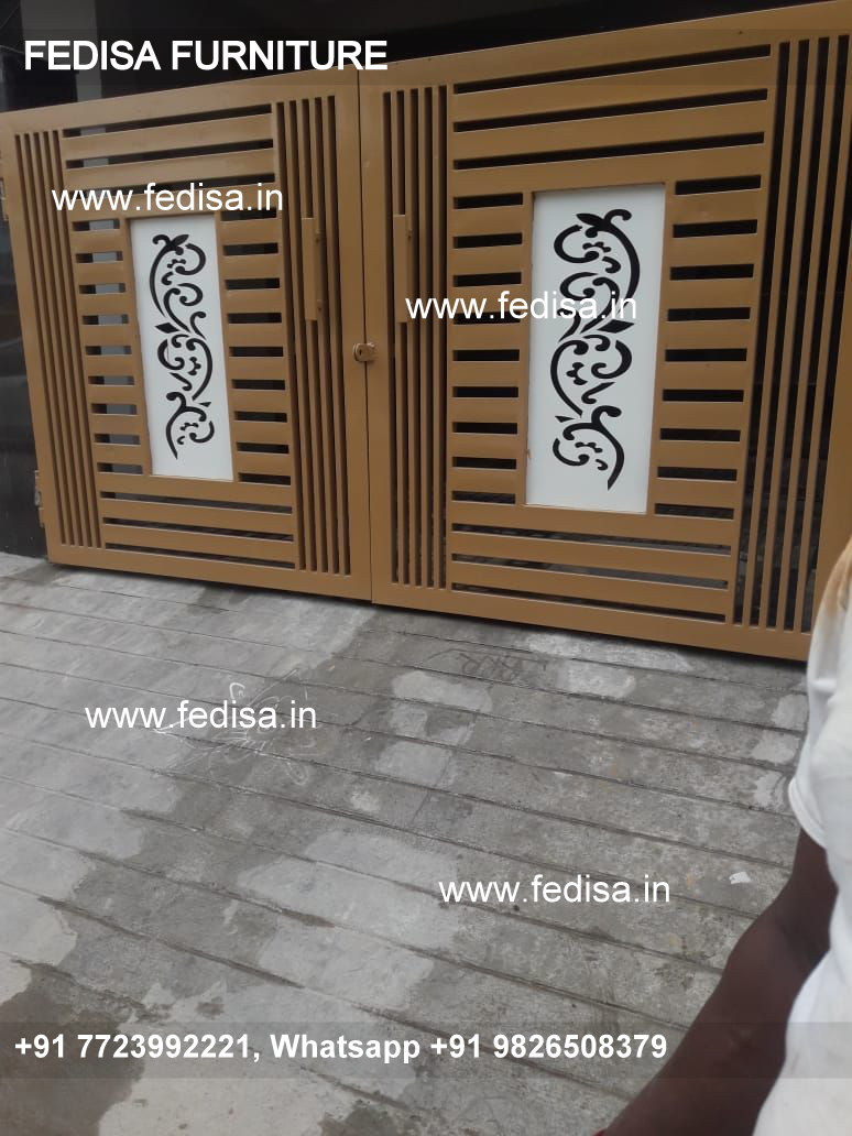 Gate Ramp Granite Design Modern House With Gate Simple Metal Gate ...