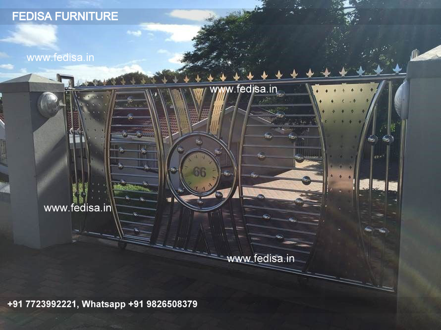 Grill Gate Design For Main Door Steel Single Door Gate Design Lohe Ka ...